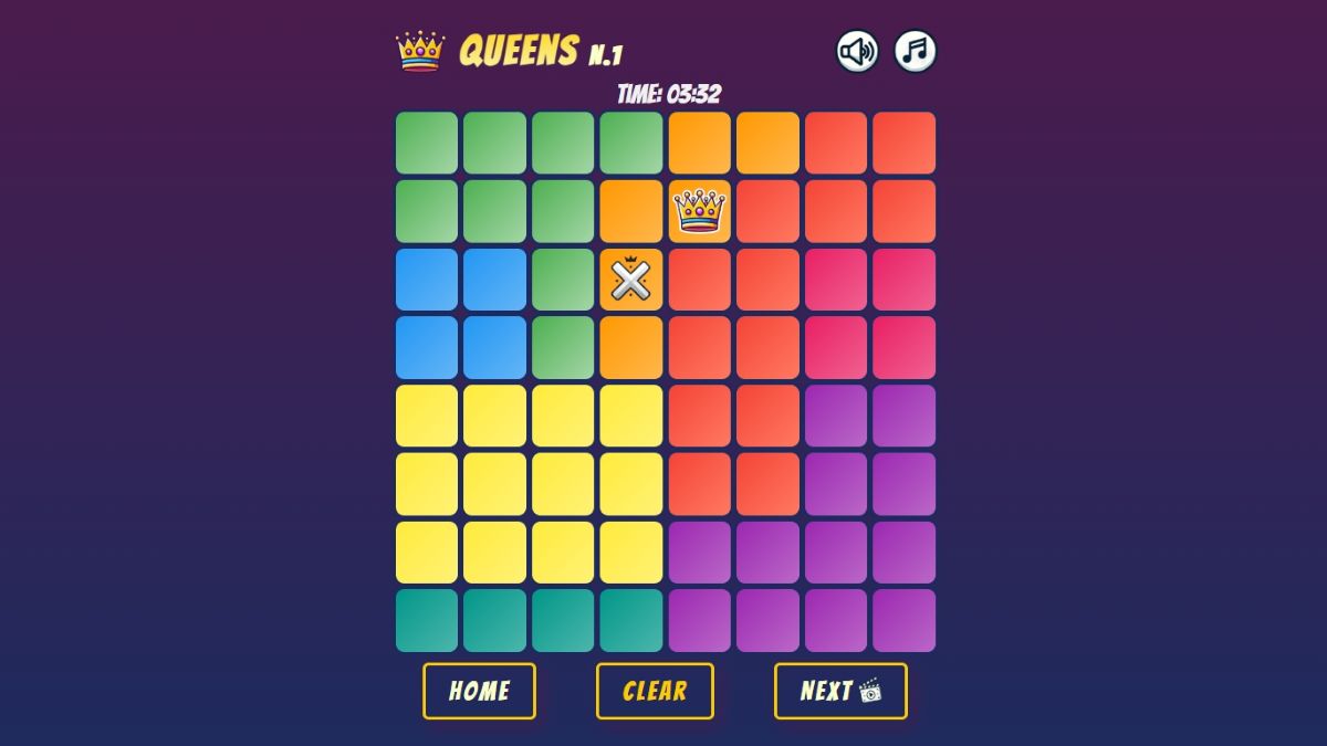Queens Game Online | LinkedIn Logic Puzzle Challenge